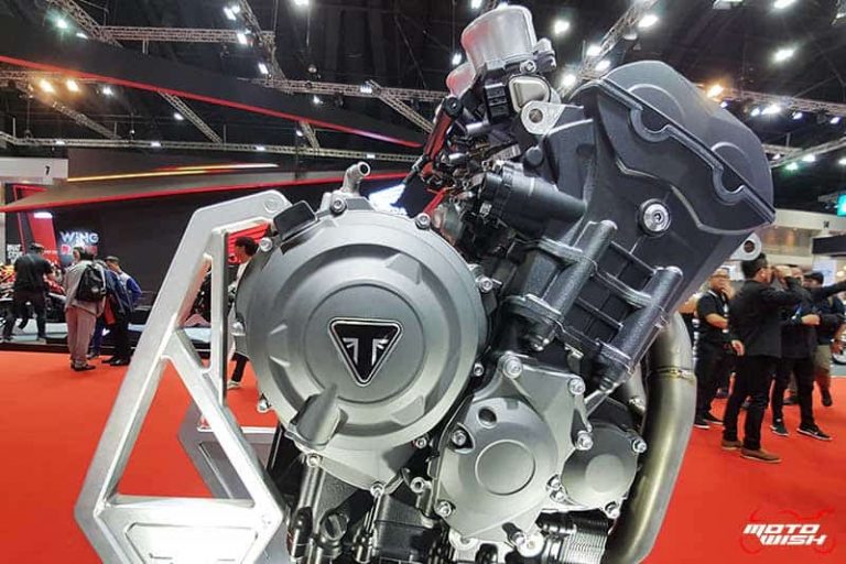 ส่องเครื่องยนต์ Moto2 Triumph 765 cc. พลังมากกว่า 140 แรงม้า - MOTOWISH