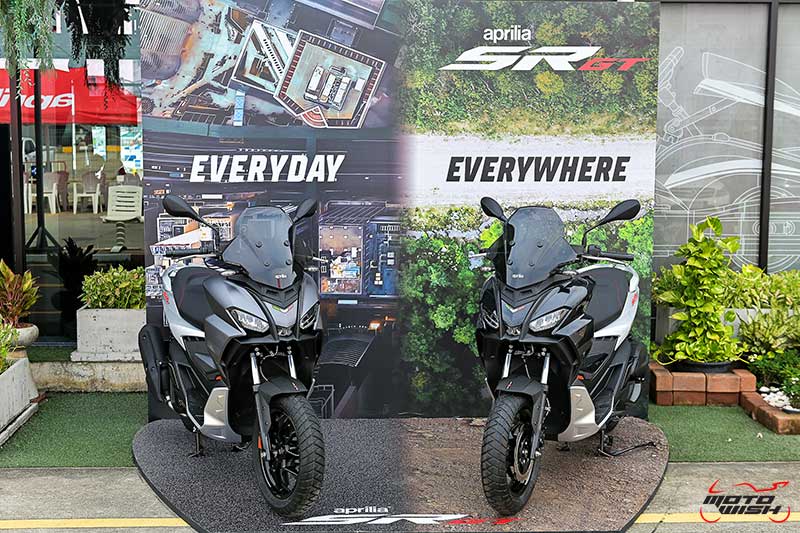 รีวิว Aprilia SR GT200 สกู๊ตเตอร์อิตาลีทรงสปอร์ตที่พร้อมลุยทุกเส้นทาง ...