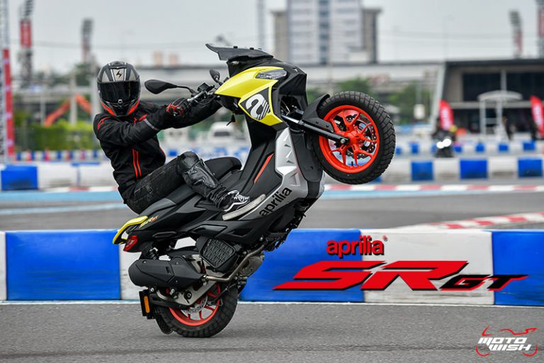 รีวิว Aprilia SR GT200 สกู๊ตเตอร์อิตาลีทรงสปอร์ตที่พร้อมลุยทุกเส้นทาง ...