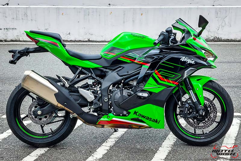 รีวิว Kawasaki Ninja ZX-4R SE แรงเต็มข้อ 77 ม้า ท็อปสปีด 240 กม./ชม. ...