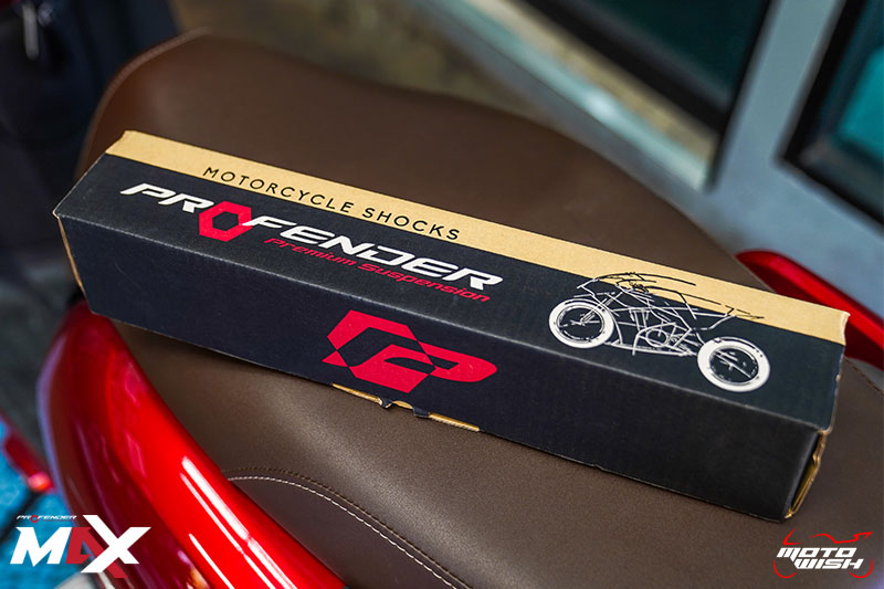 รีวิว โช้คอัพ PROFENDER Max Series สำหรับรถ Honda Giorno+ จะเปลี่ยนทำไม ...