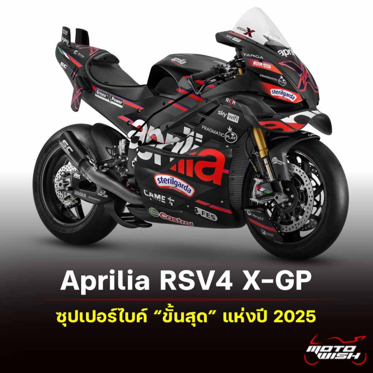 Aprilia RSV4 X-GP โมเดลลิมิเต็ด เด็ดดวงแบบ “MotoGP” - MOTOWISH